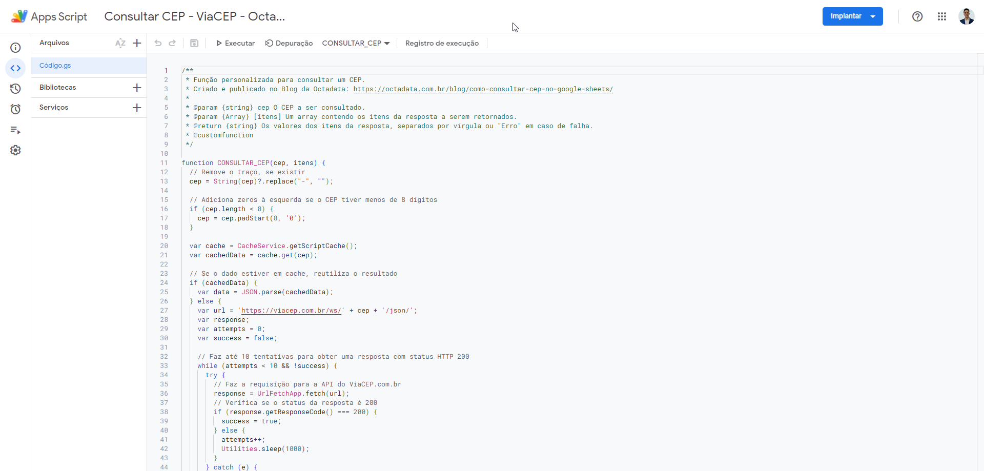 Modo noturno: como ativar tema escuro no Google Apps Script