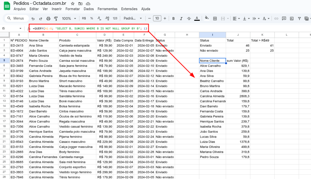 O que é SQL e como usar no Google Sheets