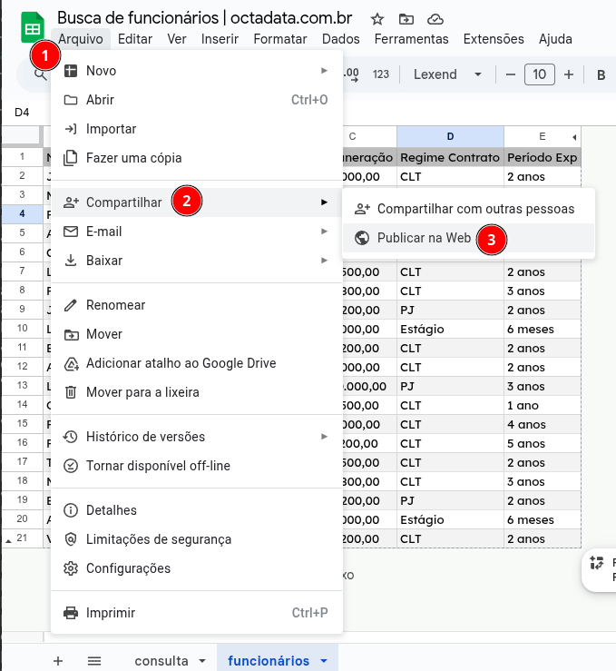 Como ler dados do Google Sheets no Python